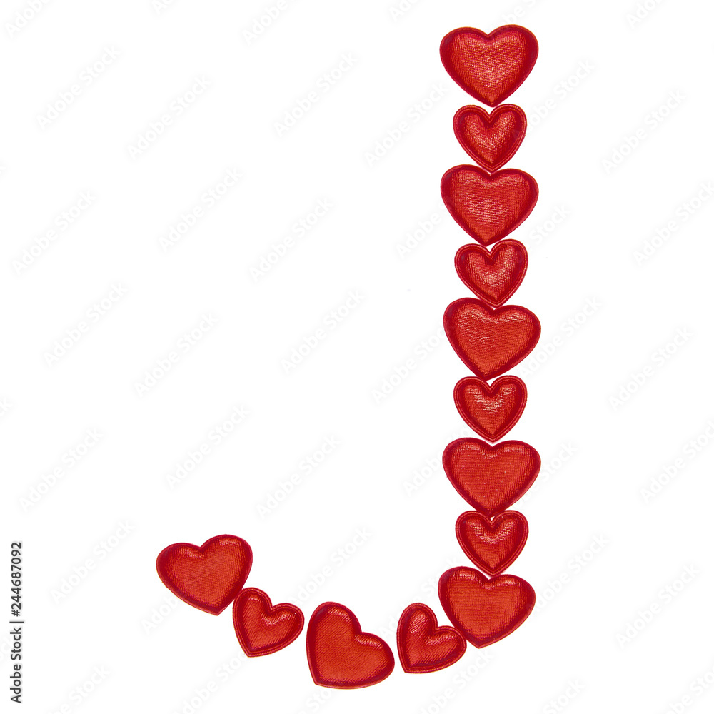 J Alphabet Wallpaper In Heart