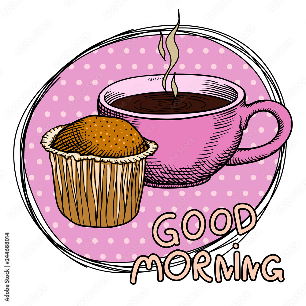 Good Morning Coffee Clipart