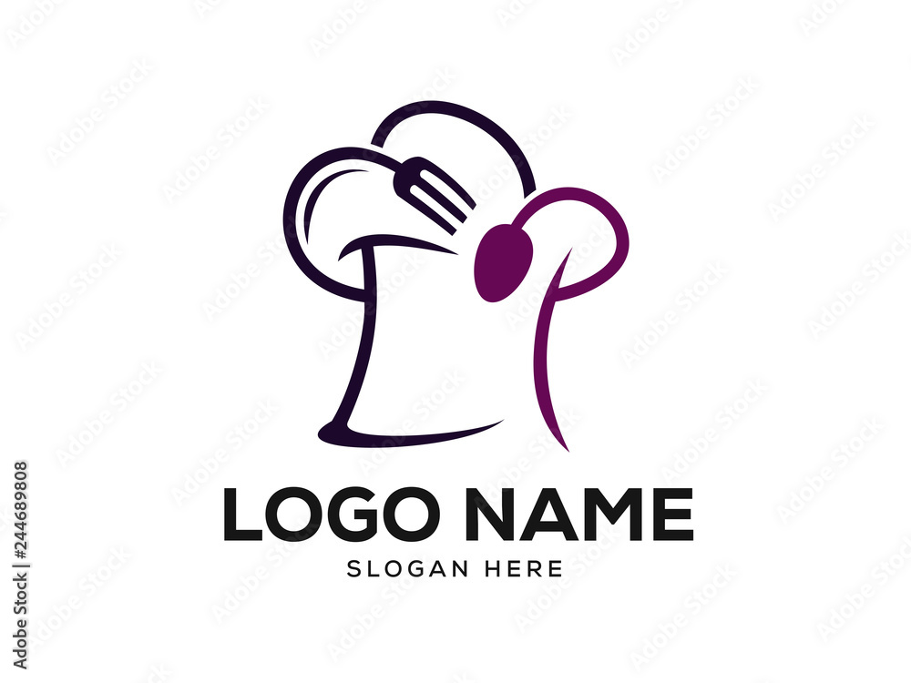 Chef Logo Designs Concept, Food Logo Designs Template Vector Stock ...
