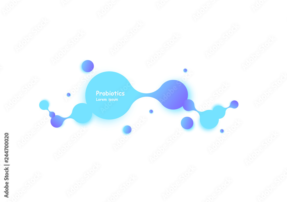 Probiotics bacteria vector design. Probiotics bacteria vector design ...