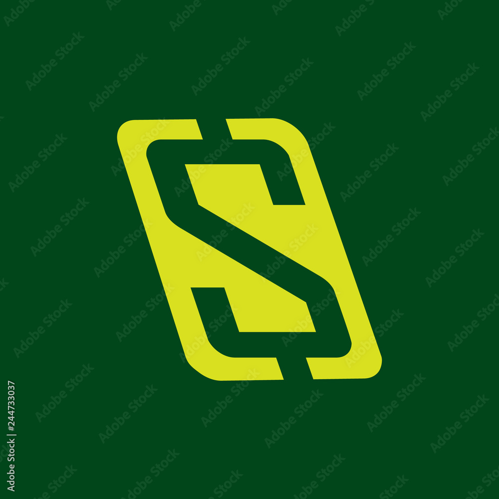 letter s gold money dollar logo vector Stock Vector | Adobe Stock