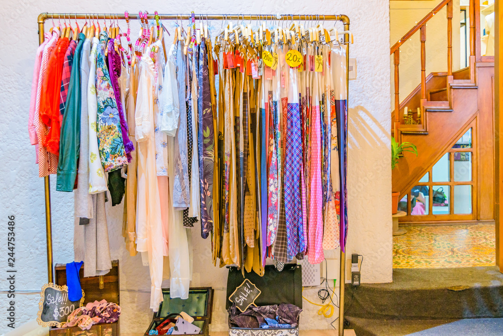 Small Clothing Store Interior