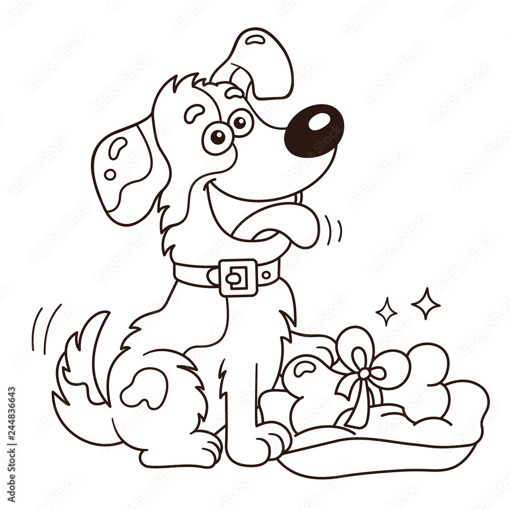 Coloring Pages Of Cartoon Dogs