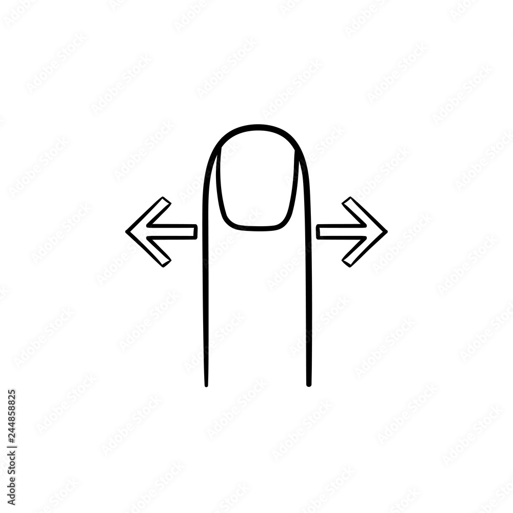 Right And Left Hand Print Outline