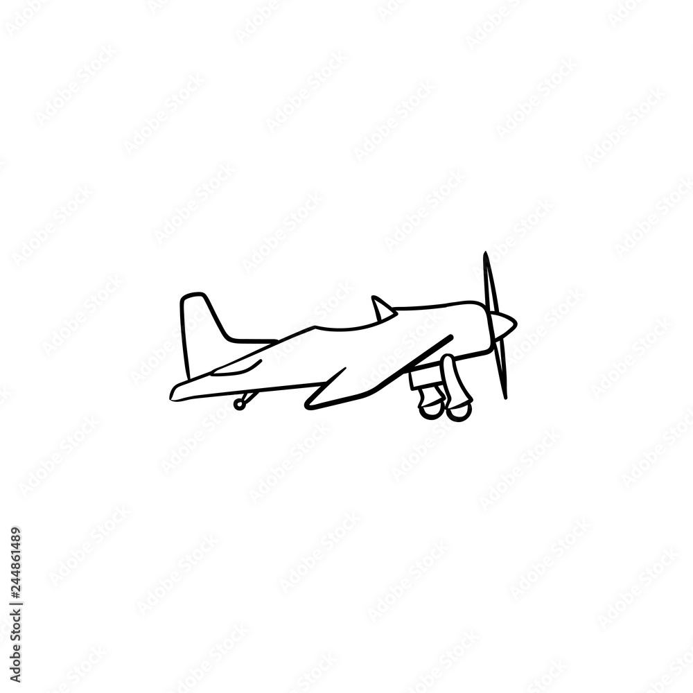 Airplane Propeller Drawing