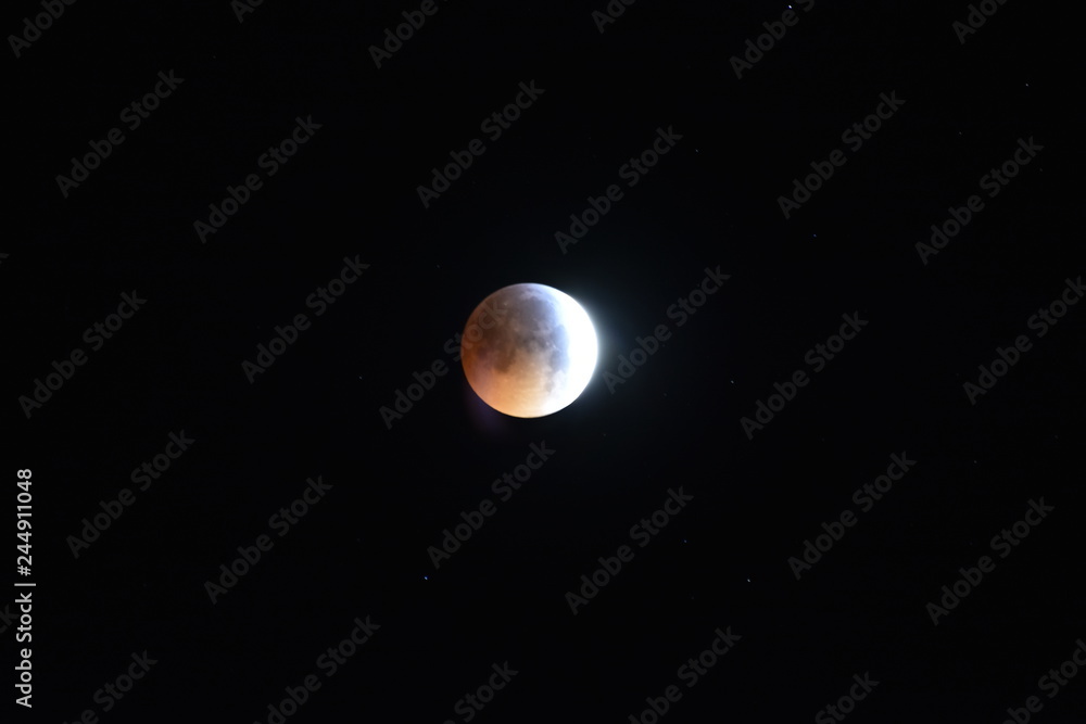 Mondfinsternis, total, totale Mondfinsternis, Vollmond, Mond ...