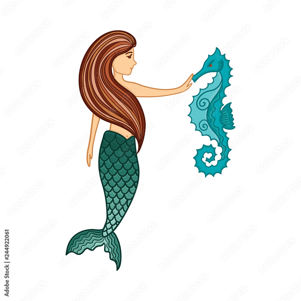 The Little Mermaid Seahorse