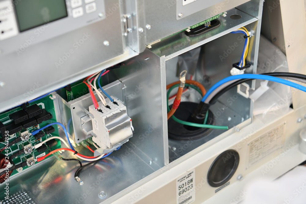 electrical circuit and switch control breaker for connecting main cable ...