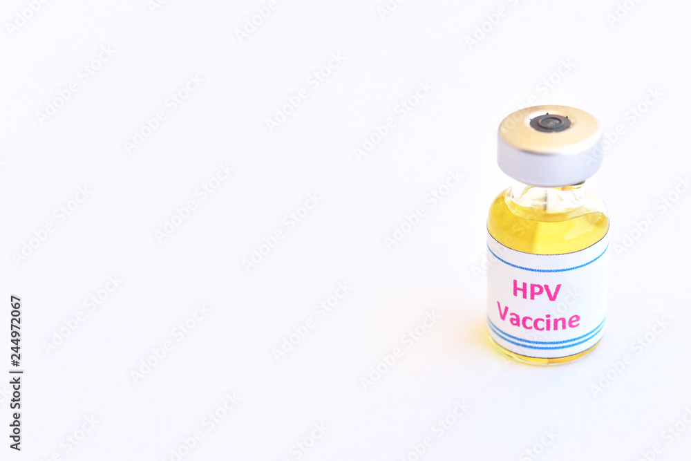 Human Papillomavirus vaccine or HPV vaccine for injection Stock Photo ...