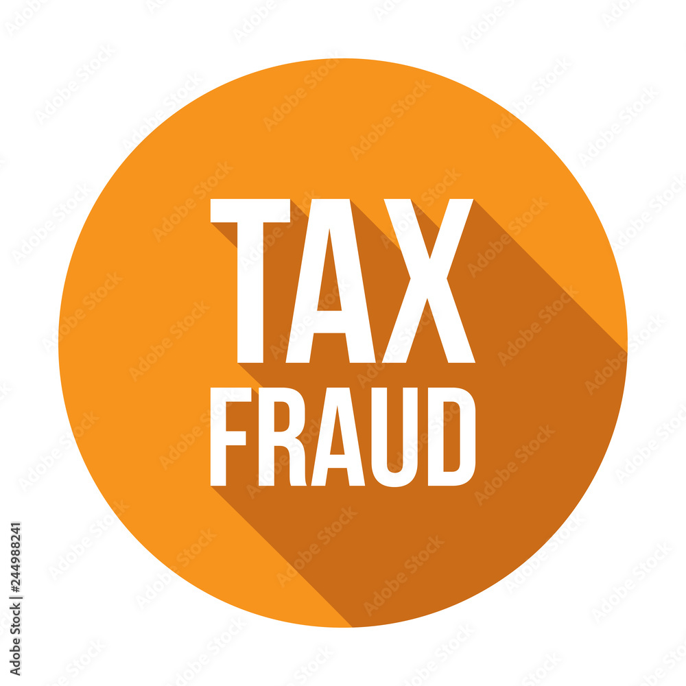 Tax Fraud Word. Vector illustration Stock Vector | Adobe Stock