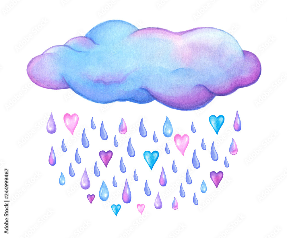 Cute Raindrop Clip Art