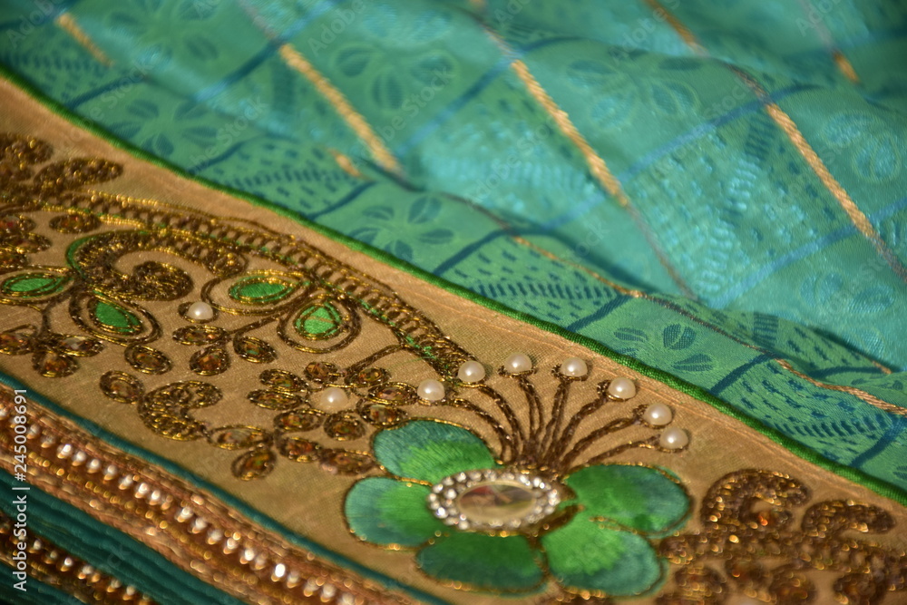 traditional saree background Stock Photo | Adobe Stock