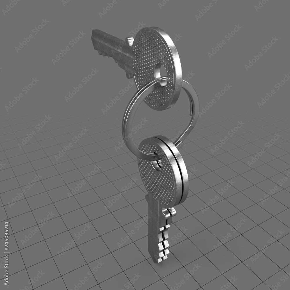Key set 1 Stock 3D asset | Adobe Stock