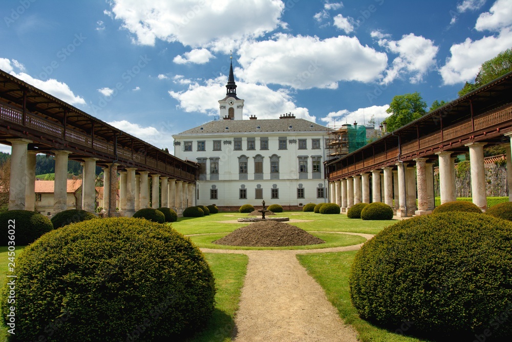 Originally medieval stronghold was reconstructed into a Renaissance ...