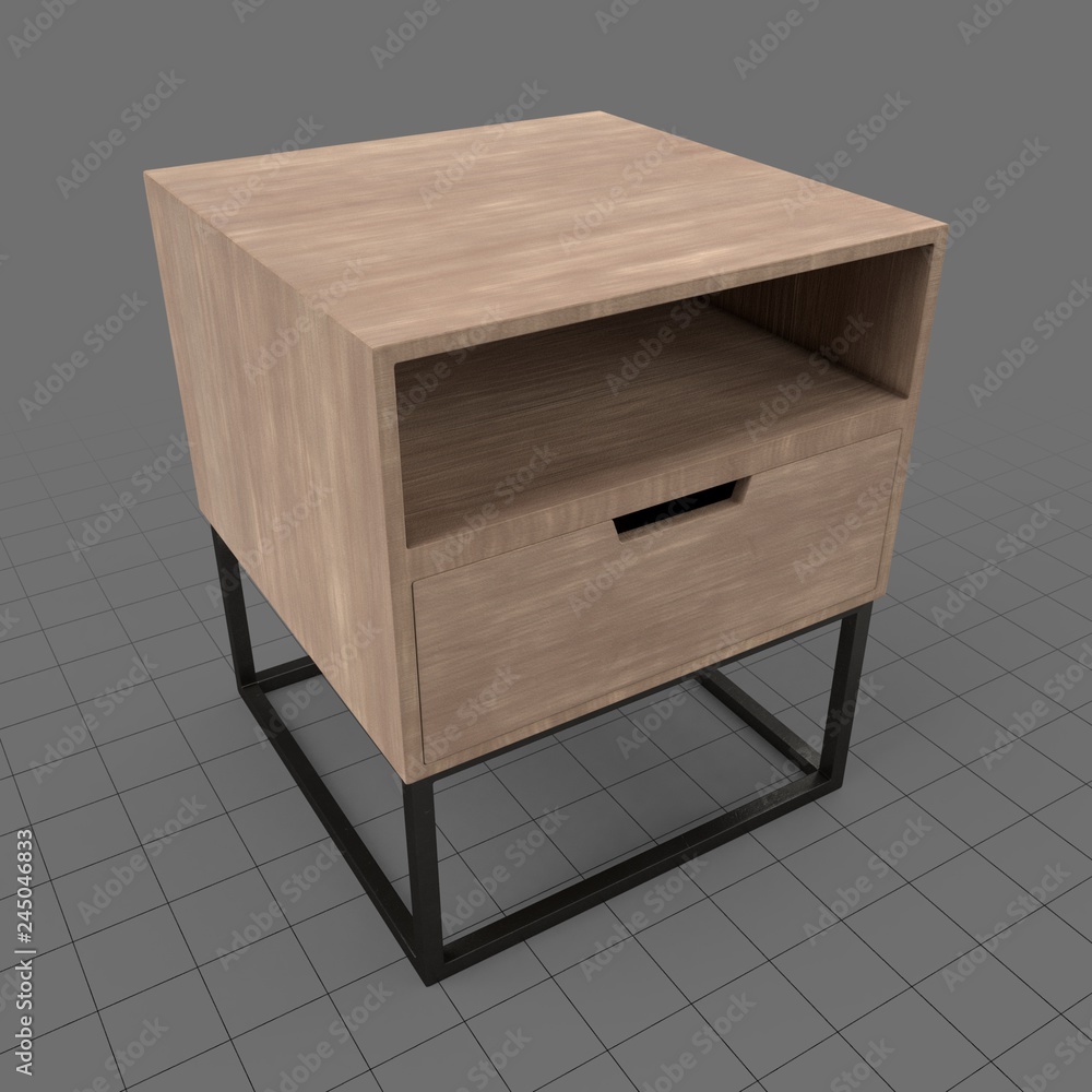 Modern side table Stock 3D asset | Adobe Stock
