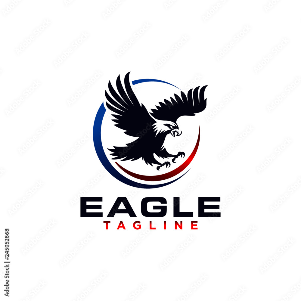 Eagle Logo Templates Stock Vector | Adobe Stock