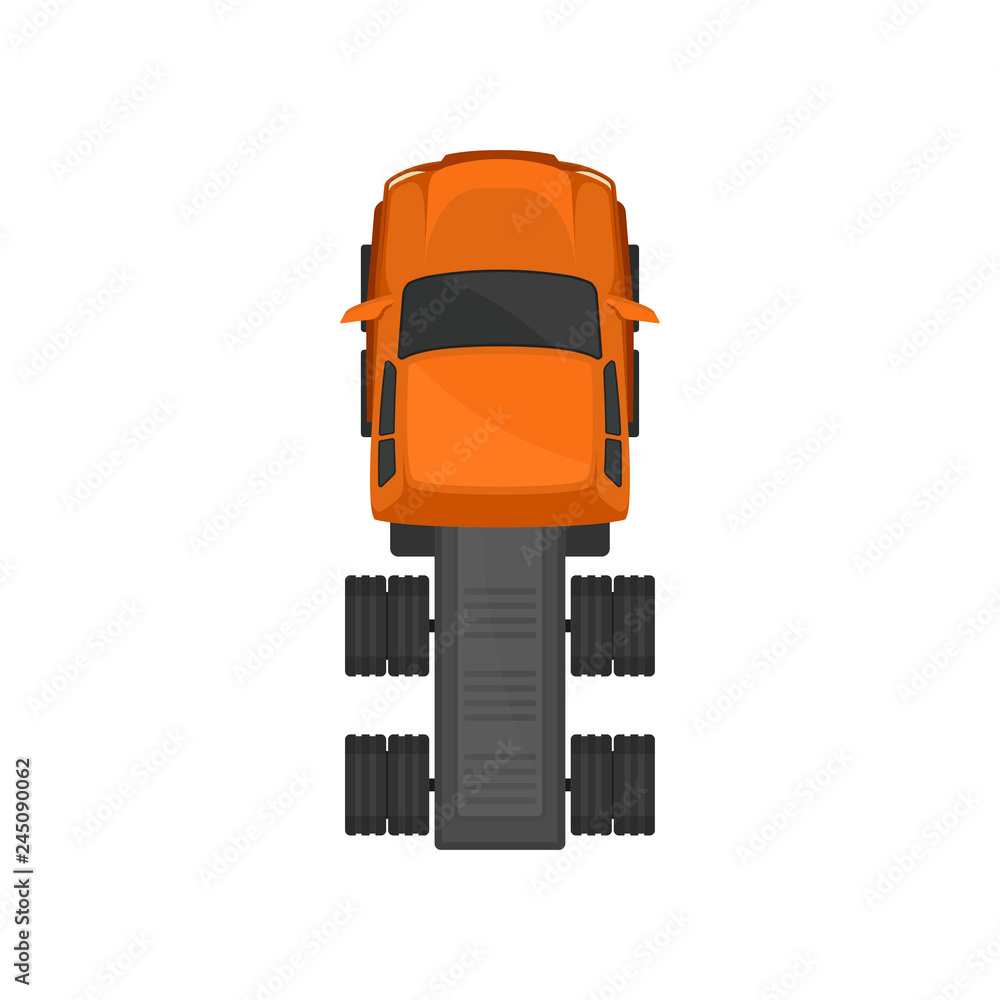 Cargo truck chassis, automobile for goods carriage, cargo delivering ...