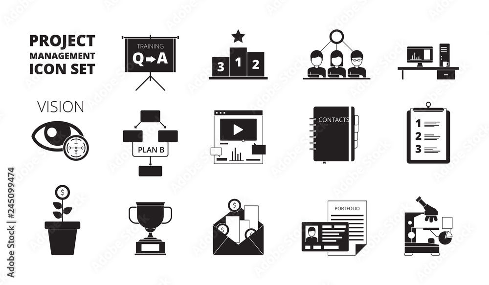 Management Icon Vector