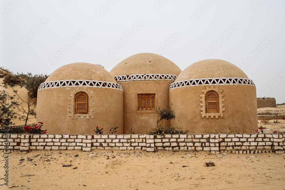 mud brick house in siwa oasis, egypt Stock Photo | Adobe Stock