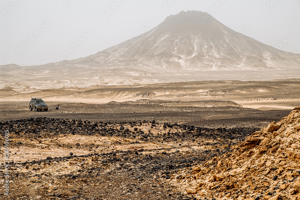 I camped in the Black Desert, White Desert and Crystal Mountain in the ...