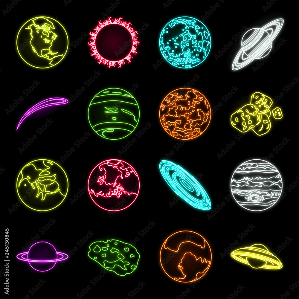 Neon Planets