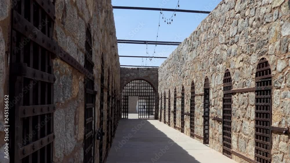 Vidéo Stock Yuma Territorial Prison State Historic Park in Yuma ...