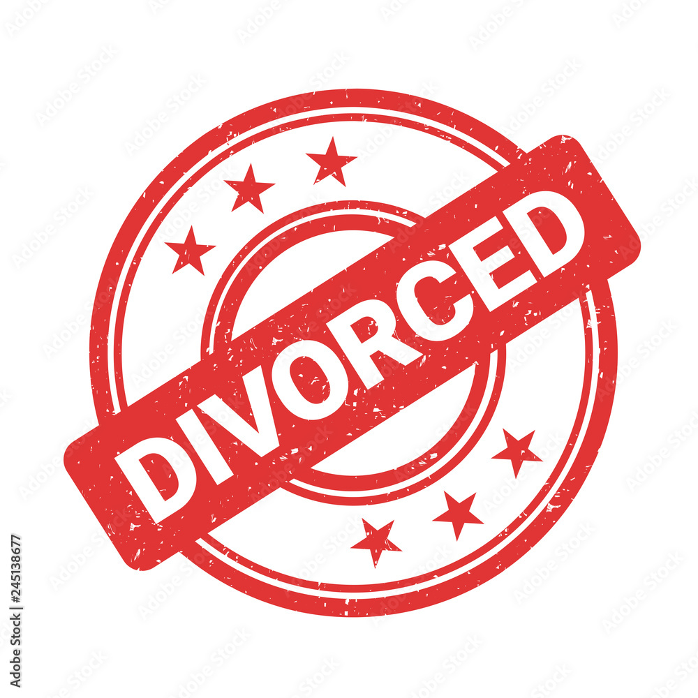 Divorce settlement agreement stamp after trial for official and legal ...