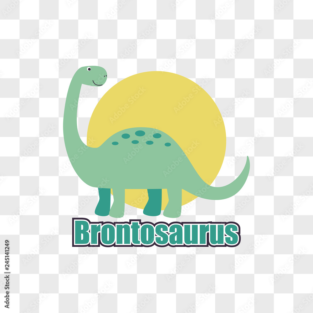 dinosaur isolated on transparent background. vector illustration Stock ...
