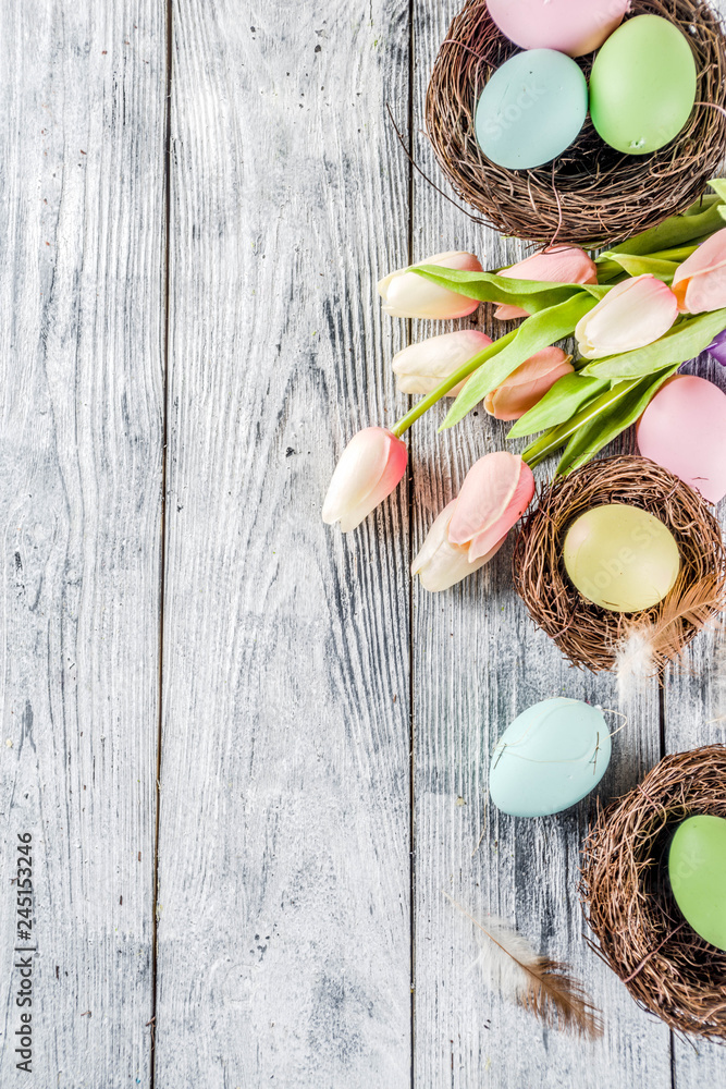 Pastel Easter Background