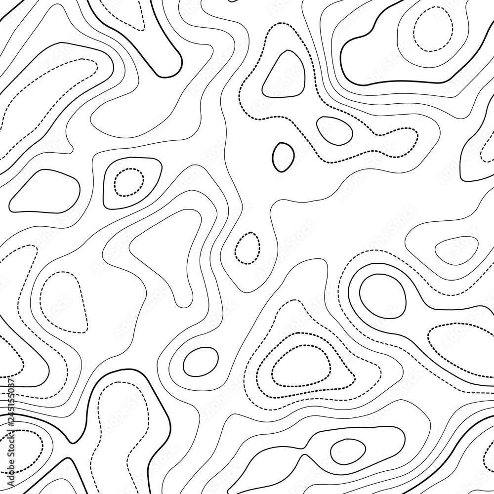 Topographic map background. Actual topography map. Black and white ... Topographic map background. Actual topography map. Black and white ...