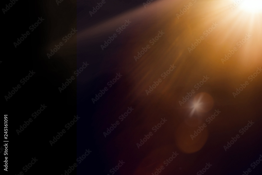 Stockillustratie Sun Lens Flare Overlays, Rainbow overlays photoshop ...