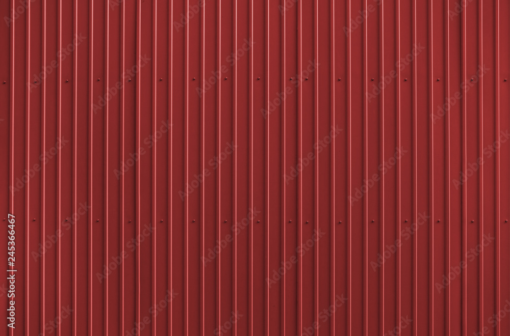 Texture of red metal roofing Stock Photo | Adobe Stock