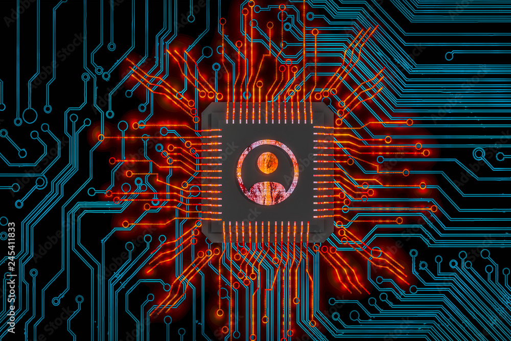 profile icon online identity cyber bots automated profiles Human ...