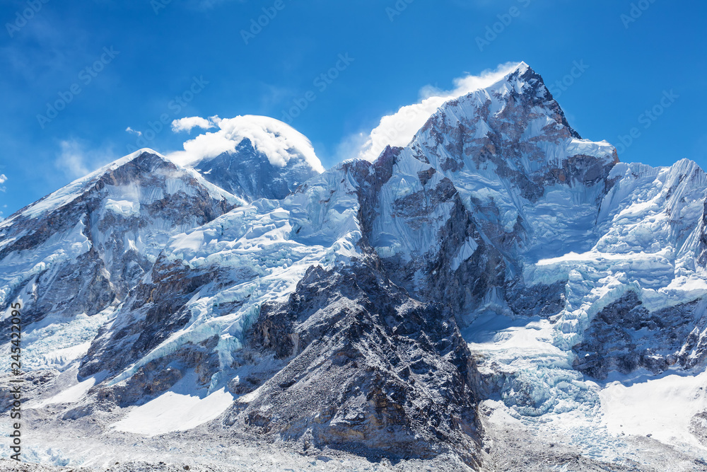 Mount Everest, Himalayan mountains Stock Photo | Adobe Stock