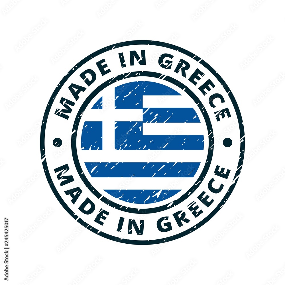 Made in Greece label illustration Stock Vector | Adobe Stock