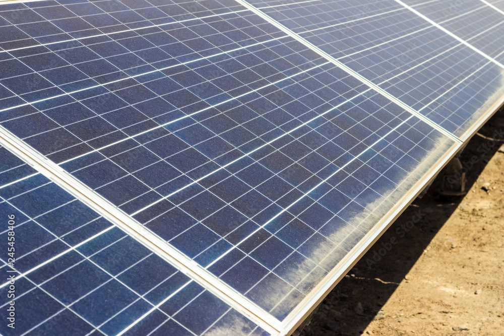 Soiled Solar Energy modules at Atacama Desert, a clean technology to ...