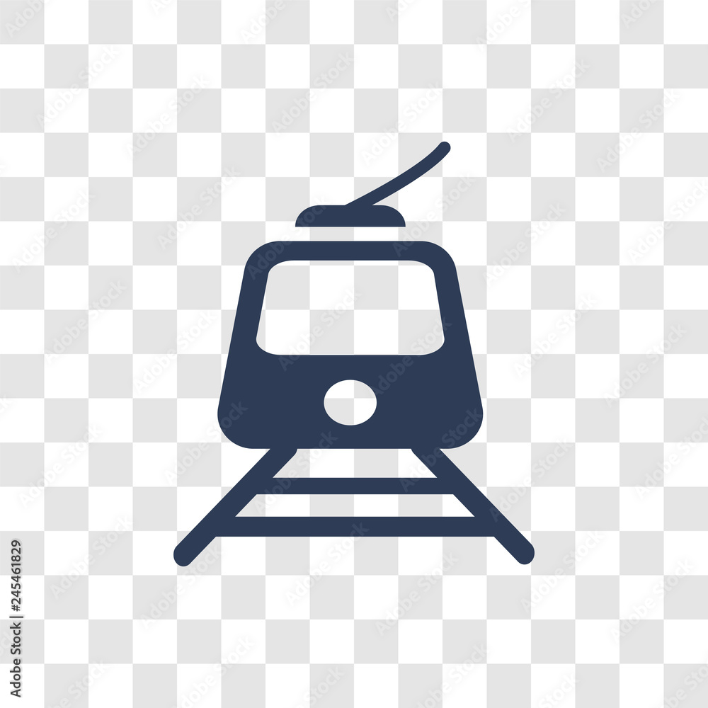 Tramway icon vector Stock Vector | Adobe Stock