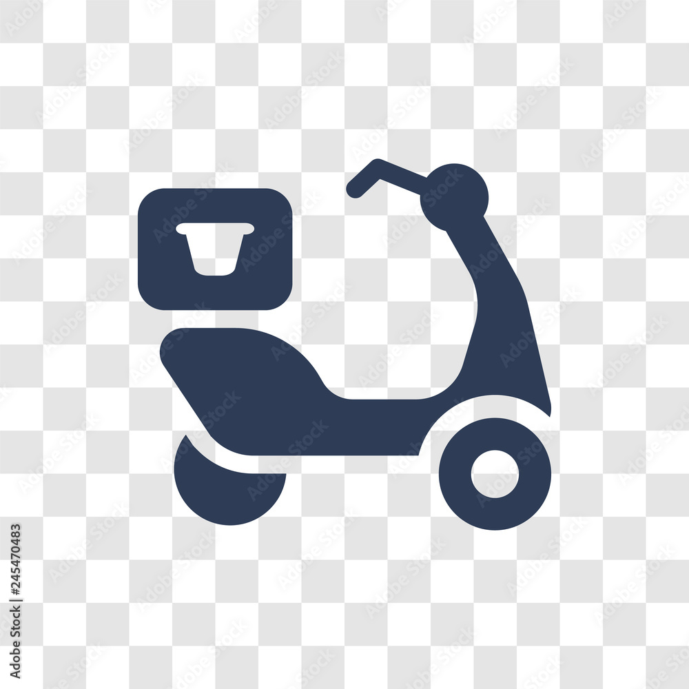 scooter delivery icon vector Stock Vector | Adobe Stock