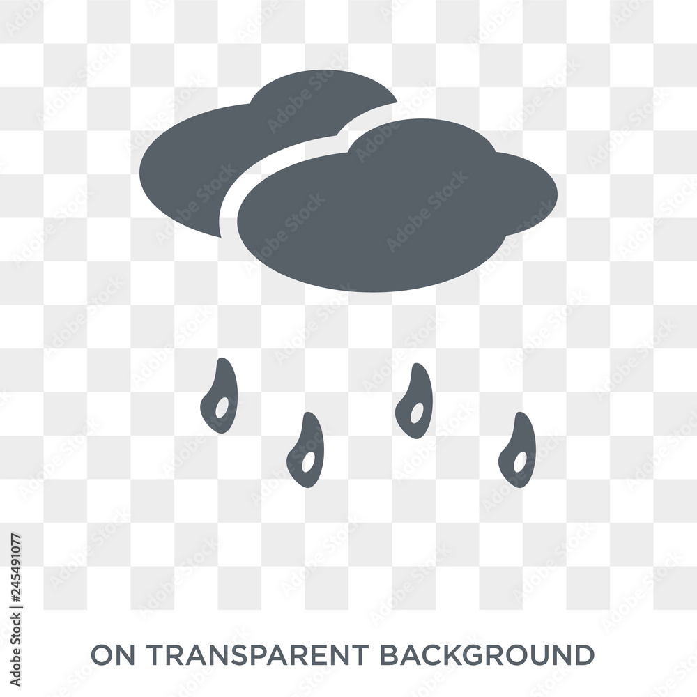 Rain icon. Rain design concept from collection. Simple element vector ...