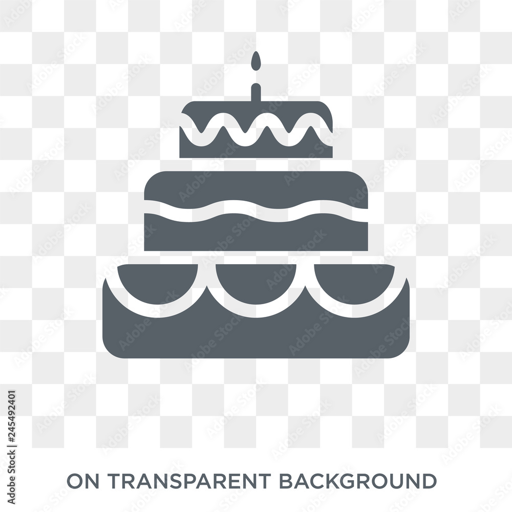 Cake icon. Cake design concept from Birthday and Party collection ...