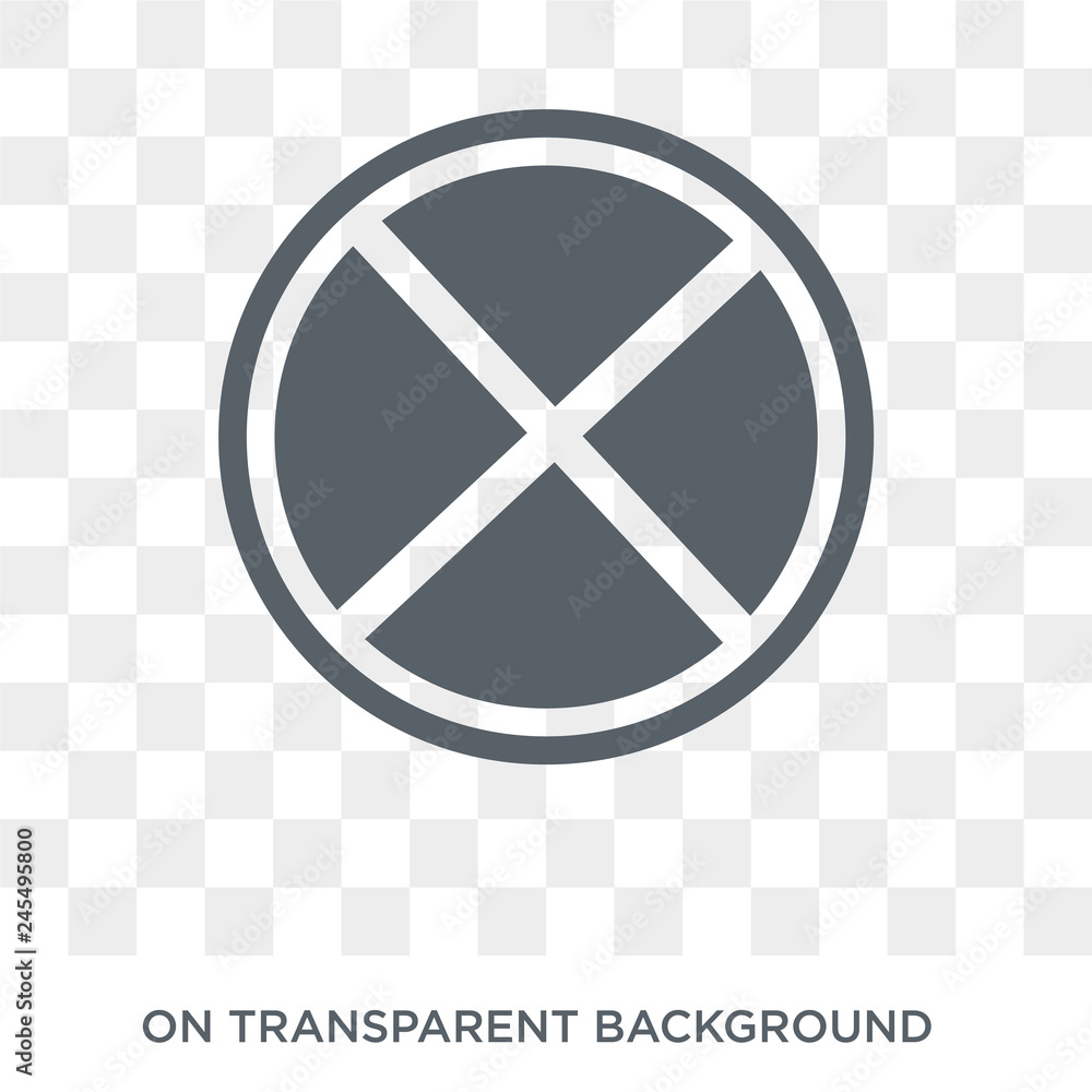 No stopping sign icon. Trendy flat vector No stopping sign icon on ...