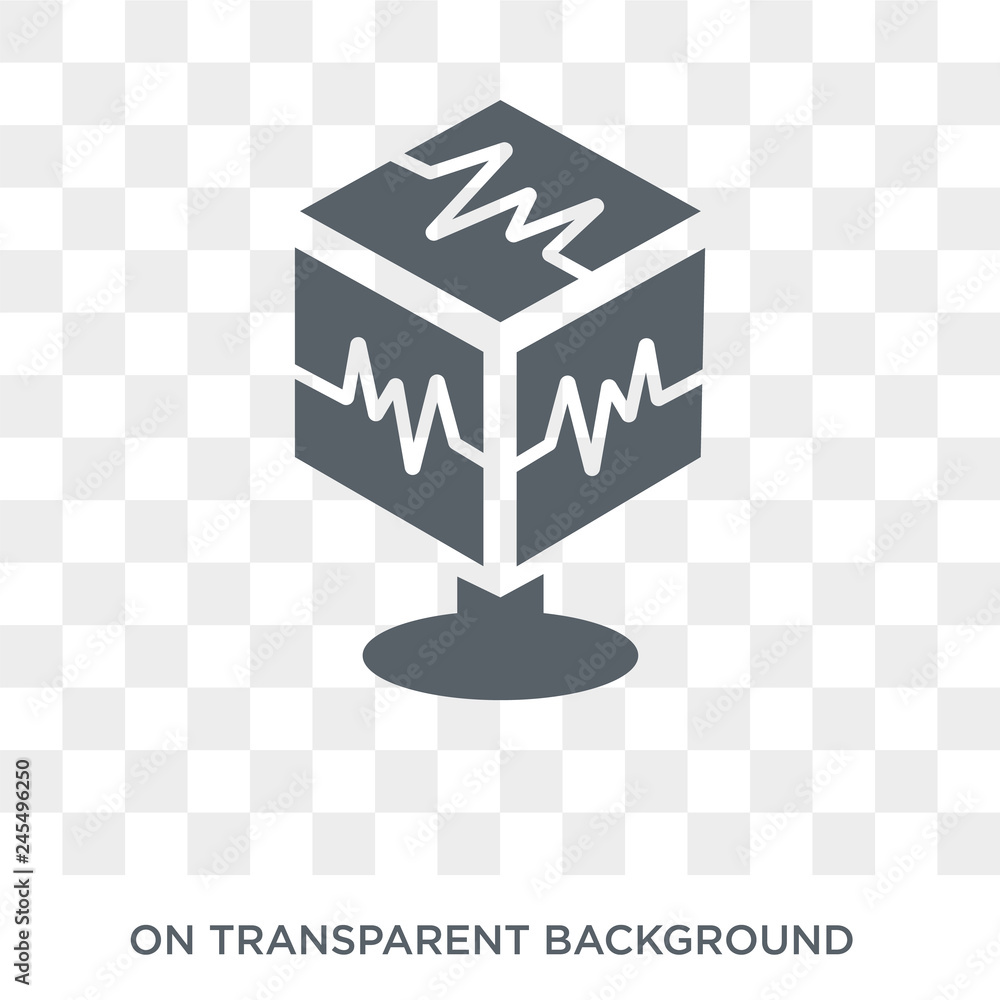 Virtual Box icon. Trendy flat vector Virtual Box icon on transparent ...