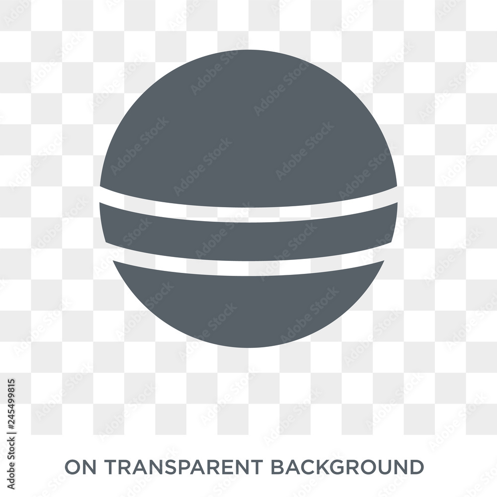 Ball icon. Trendy flat vector Ball icon on transparent background from ...