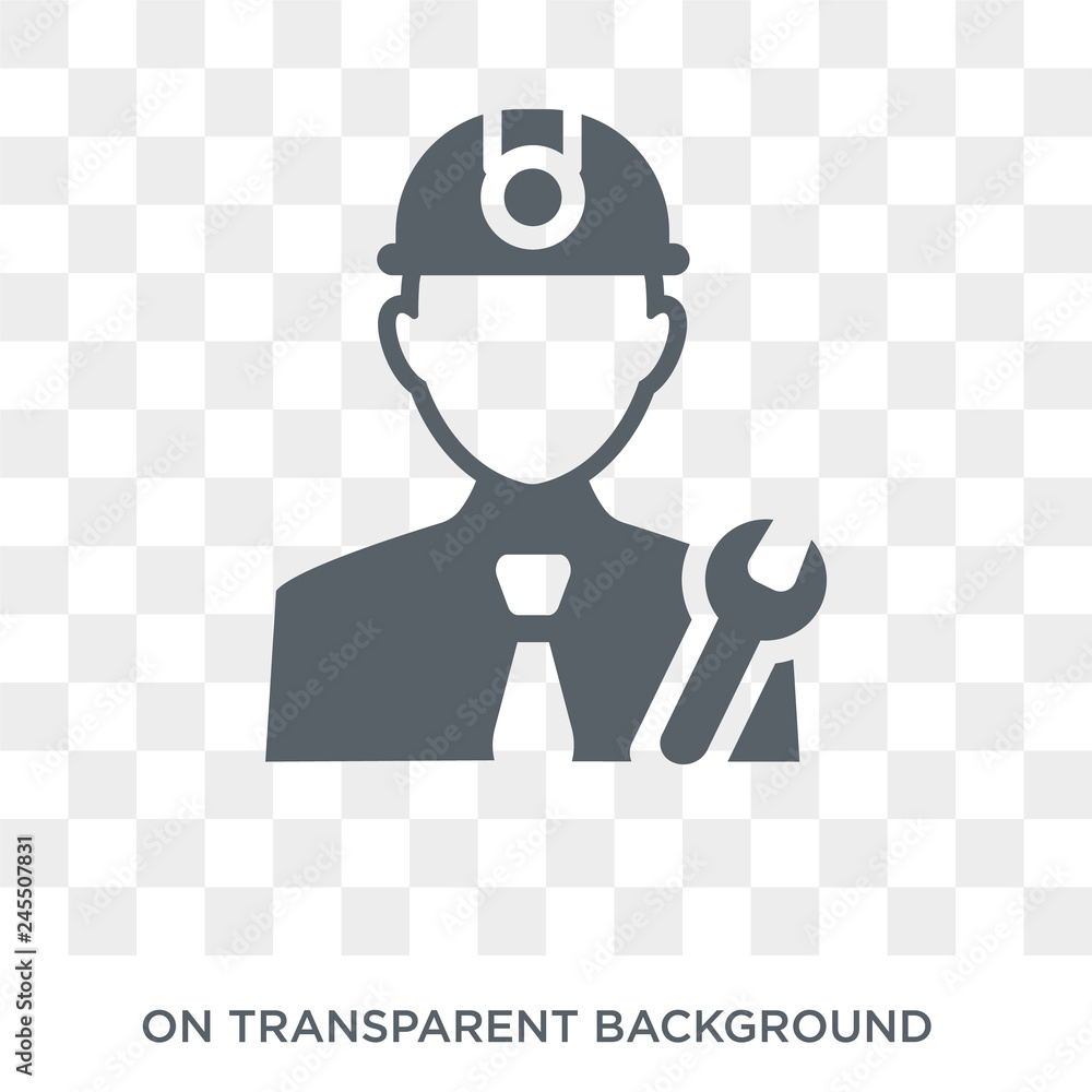 Mechanical Engineer icon. Trendy flat vector Mechanical Engineer icon ...