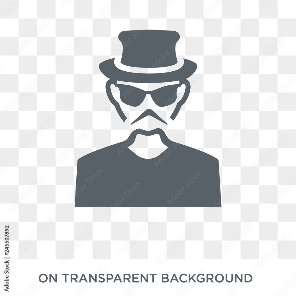 Vecteur Stock Mafia icon. Trendy flat vector Mafia icon on transparent ...