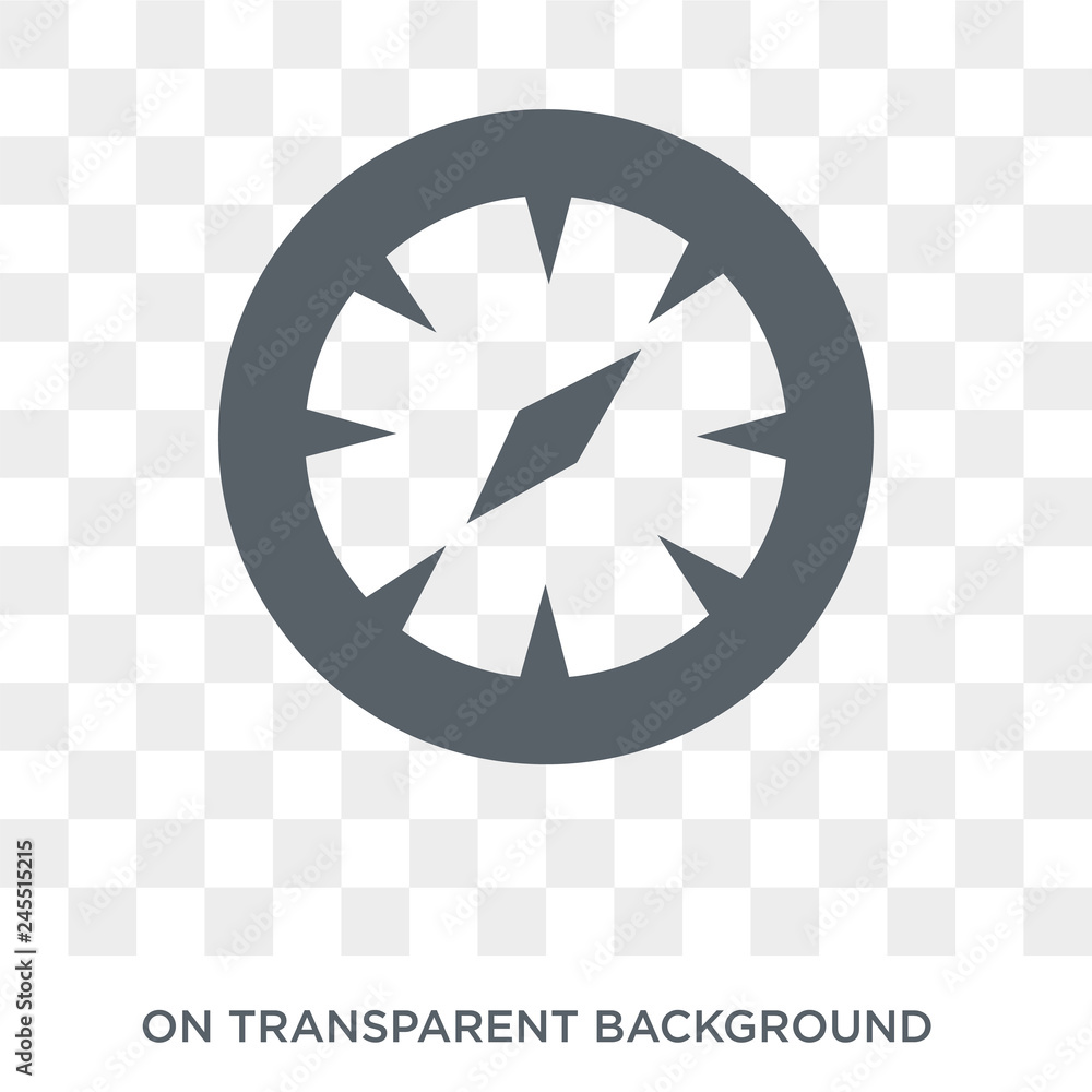 West icon. Trendy flat vector West icon on transparent background from ...