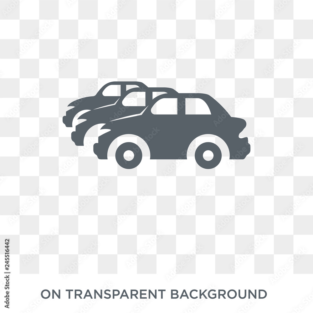 Car collection icon. Trendy flat vector Car collection icon on ...