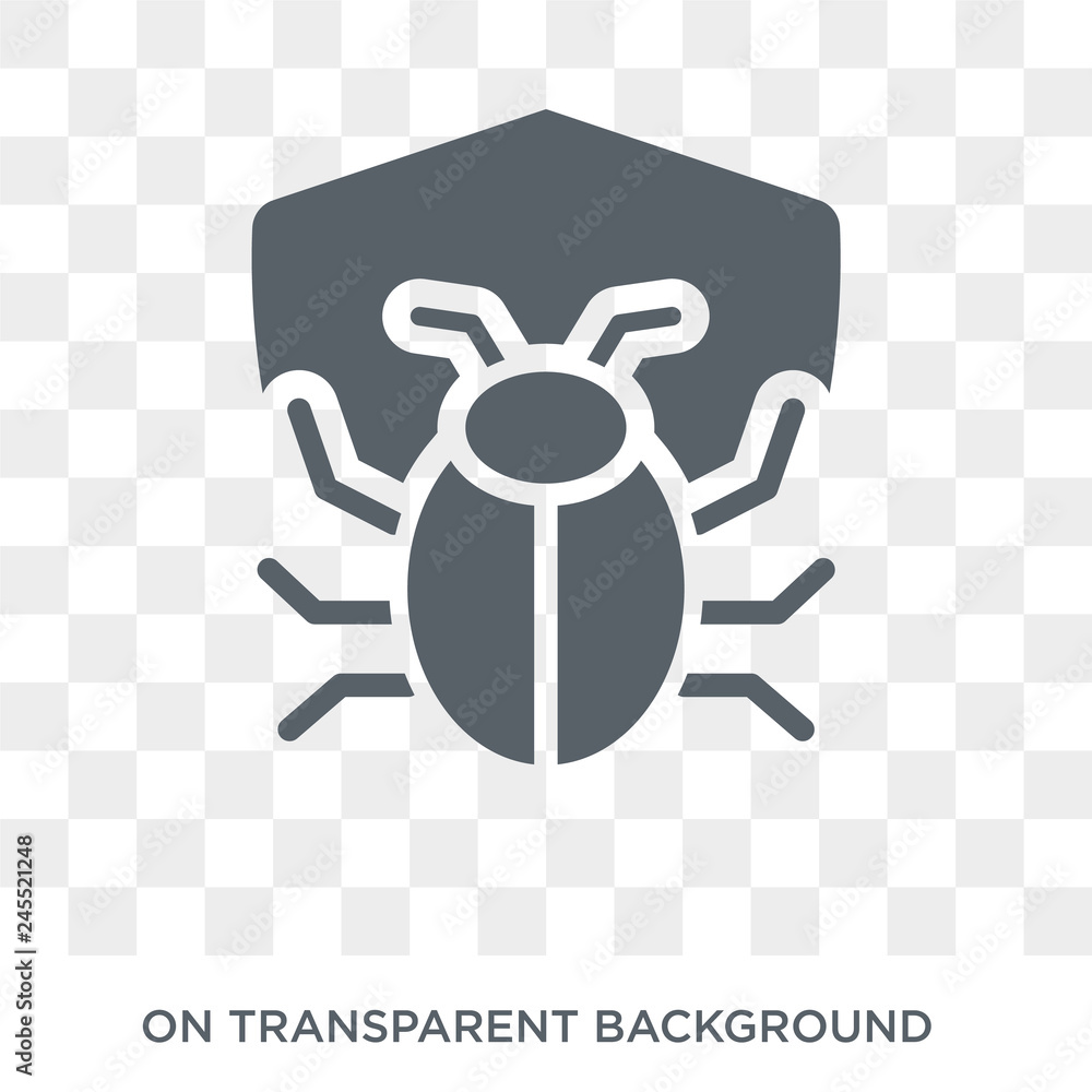 Malware icon. Trendy flat vector Malware icon on transparent background ...