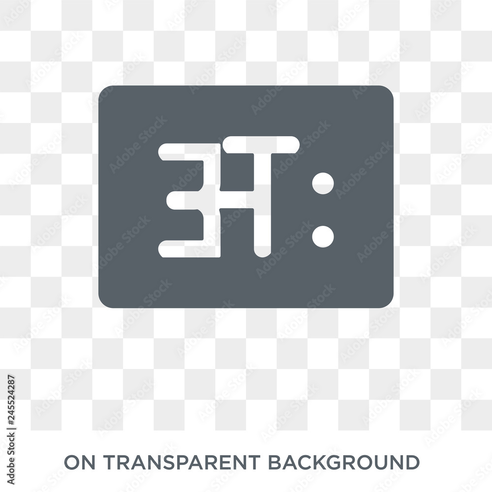 marathi language icon. Trendy flat vector marathi language icon on ...