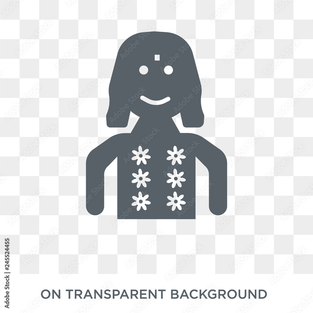 Kali icon. Trendy flat vector Kali icon on transparent background from ...